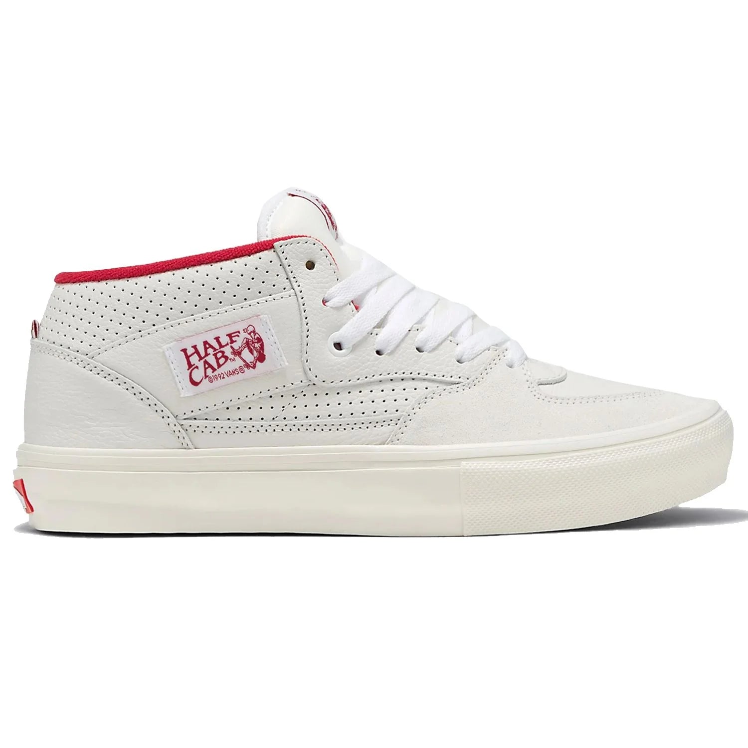 Vans Vintage Sport Skate Half Cab (White/Red) – Vú Skateboard Shop